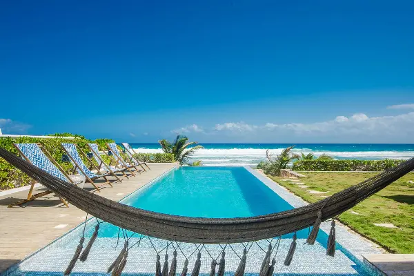 Tulum Beach Front Eco-Villa with Infinity Pool and Stunning Ocean Views ...