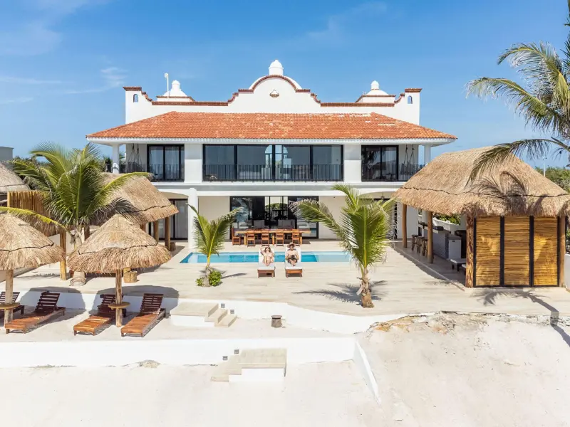 Exquisite Beach Front Tankah Bay Villa for Unforgettable Retreats and ...