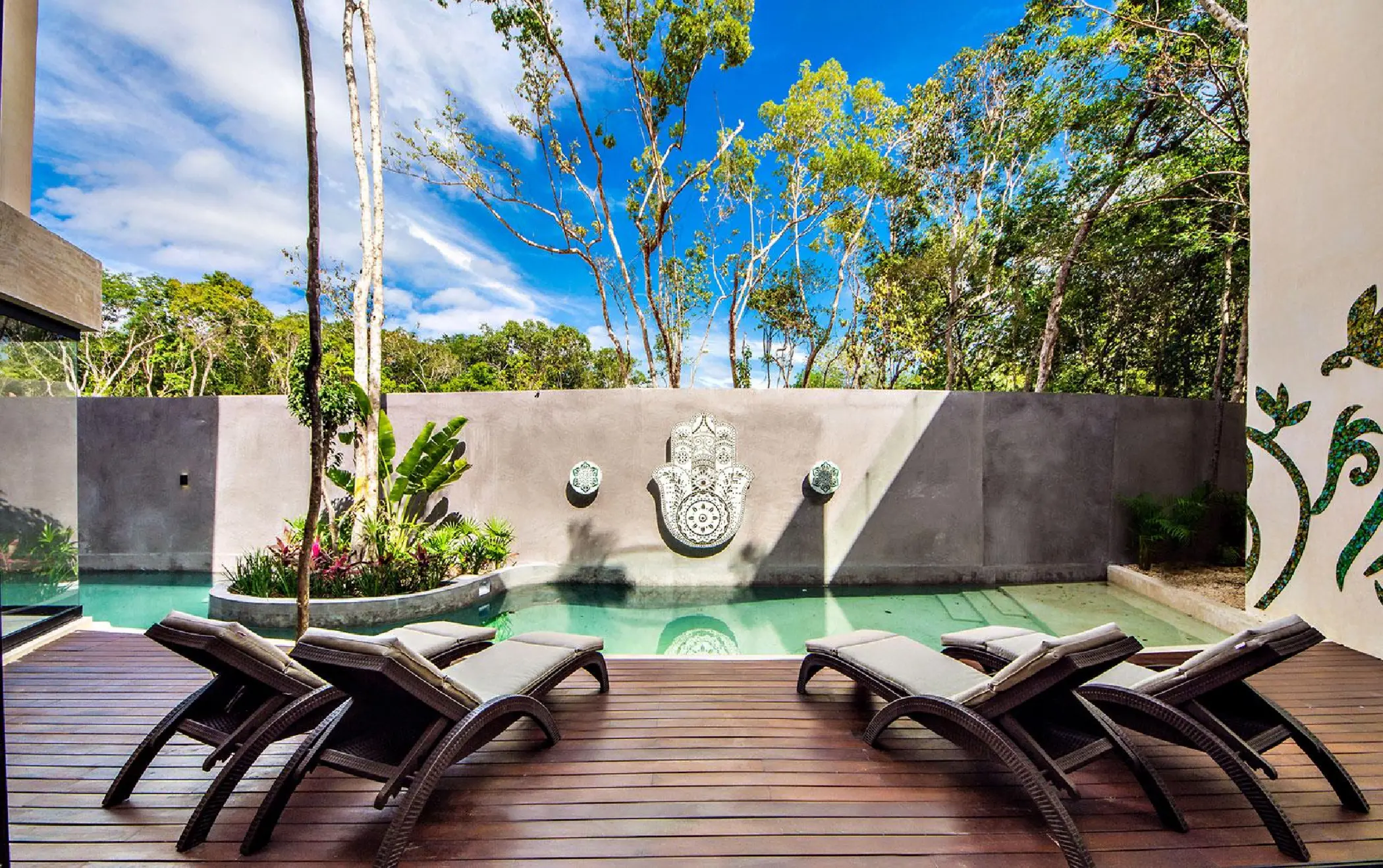 Tulum Contemporary Luxury Villa with Private Pools and Jungle Views ...