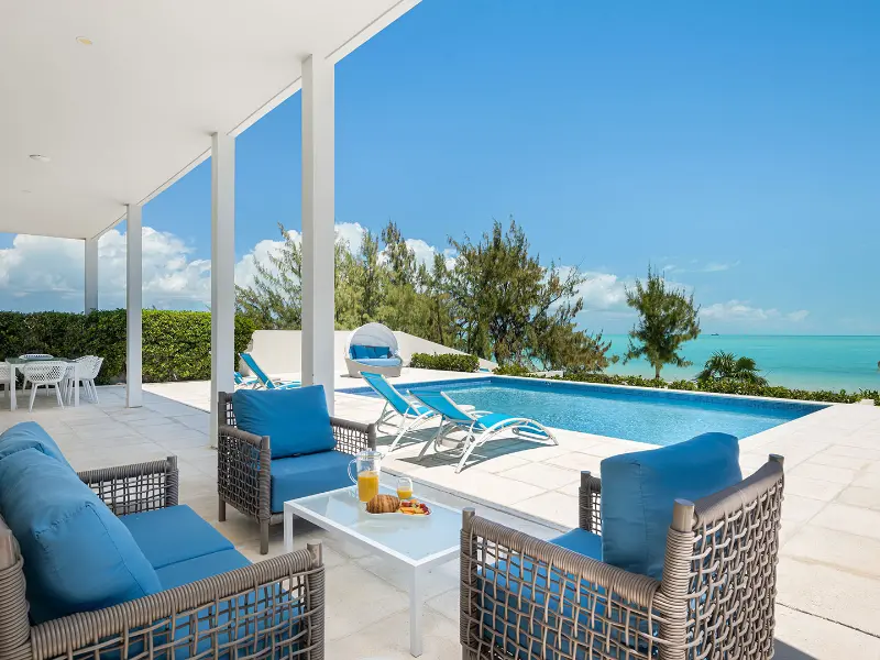 Contemporary Long Bay Beach Villa with Private Pool and Ocean Views ...