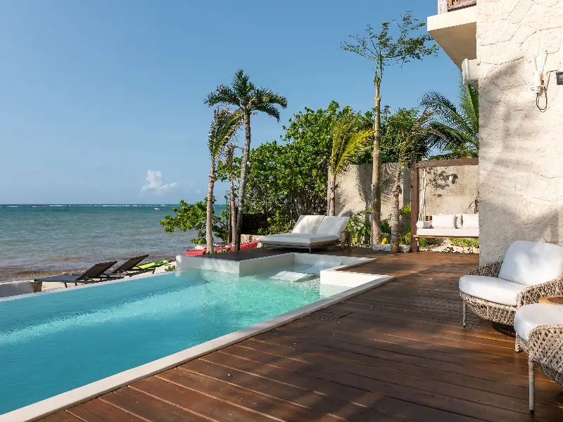 Beautiful Beachfront Estate with Infinity Pool and Ocean Views from ...