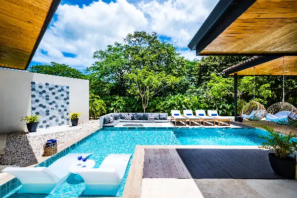 Tranquil Contemporary Villa with Invigorating Pool and Firepit from ...