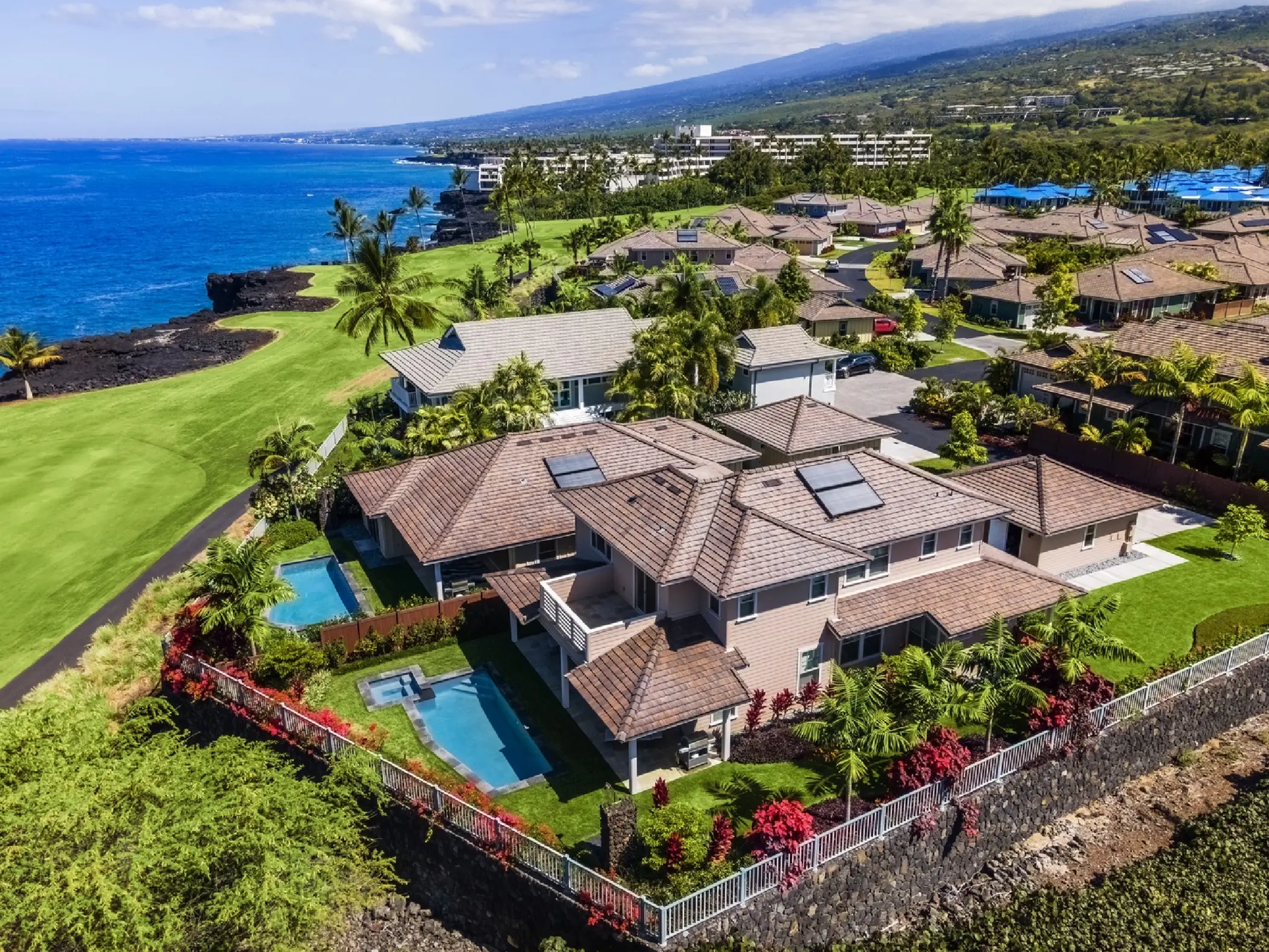 Big Island Makai Luxury Oasis with Ocean and Golf Course Views from ...