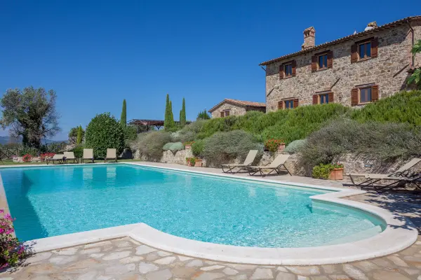 Exquisite Tuscan with Infinity Pool, Beautiful Gardens, and Panoramic ...