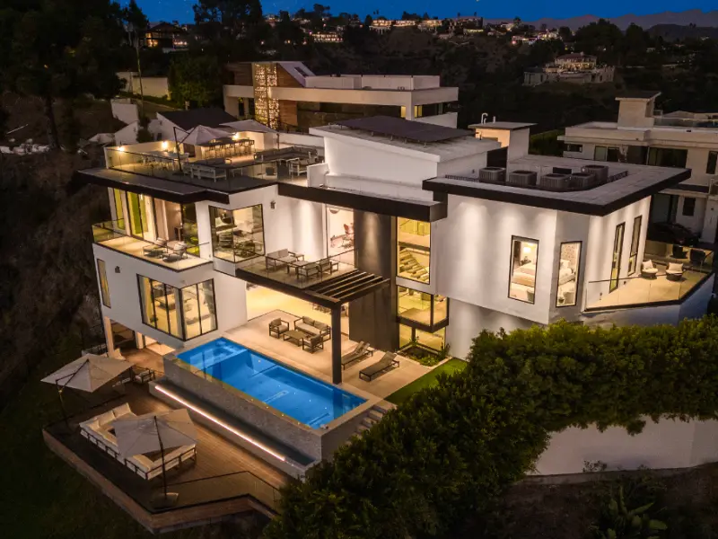 Grand Bel AIr Luxury Modern Estate with Infinity Pool and Panoramic ...