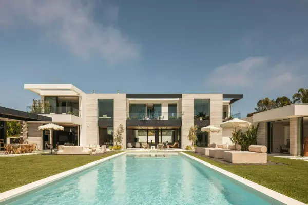 Iconic Point Dume Estate with Private Surf Access, 70-Foot Pool & Luxe ...